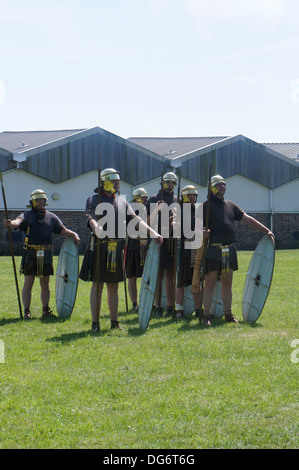 Roman soldiers of the Ermine Street Guard, Birdoswald Roman Fort ...