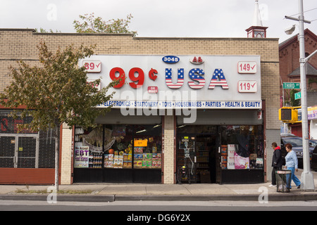 99 cent store in the CBD of Jamaica Avenue and Sutphin Boulevard in the ...
