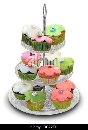 Stacked muffins isolated on white background Stock Photo - Alamy