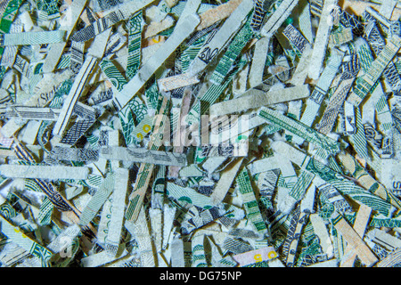 Pile of shredded money Stock Photo: 4880935 - Alamy