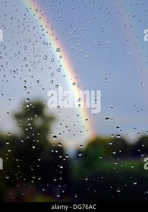 Rain drops on window,rainy weather,rain background,rain and bokeh Stock ...