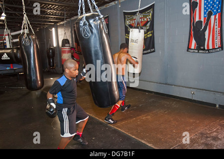 Detroit's Downtown Youth Boxing Gym Stock Photo - Alamy