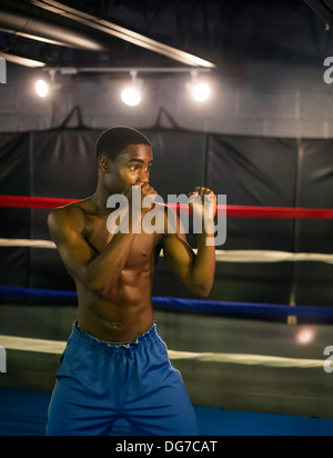 Detroit's Downtown Youth Boxing Gym Stock Photo - Alamy