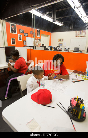 Detroit's Downtown Youth Boxing Gym Stock Photo - Alamy