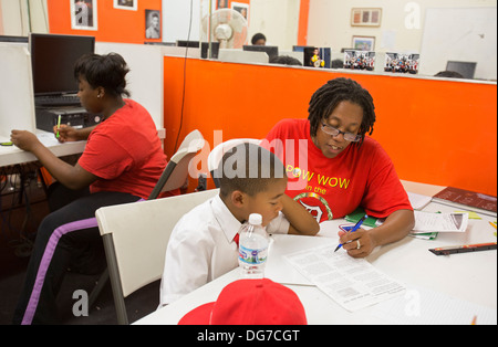 Detroit's Downtown Youth Boxing Gym Stock Photo - Alamy