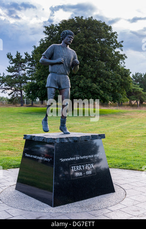 Terry Fox statue Victoria Vancouver Island British Columbia Canada ...
