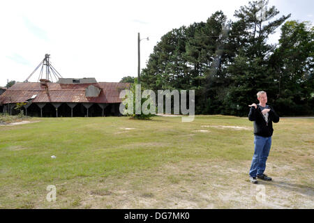 American actor Dan Riker portrayed in Senoia, Georgia. Dan Riker who ...