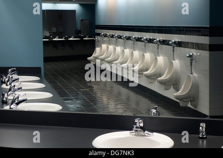 long row of urinals Stock Photo - Alamy