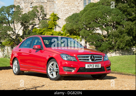 2013 Mercedes Benz C350 CDi AMG Stock Photo - Alamy