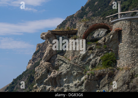 Monterosso al Mare, Giant Statue, Cinque Terre, Liguria, Italy Stock ...