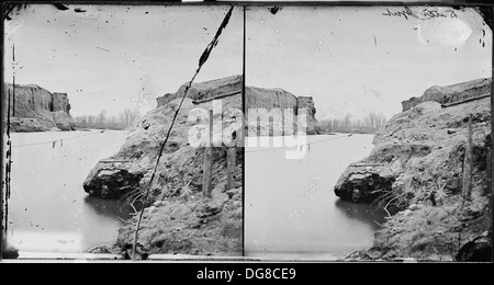 The Dutch Gap Canal, located on the James River in Virginia, is a man ...