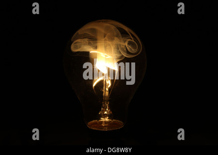 Bulb with burnt out filament Stock Photo - Alamy