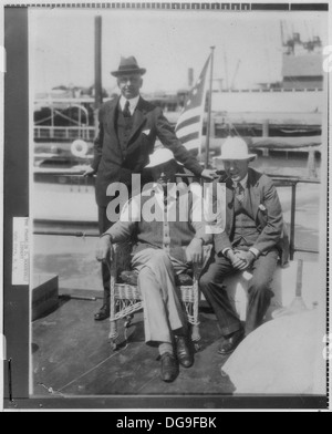 A photograph of President Franklin D. Roosevelt with key political ...