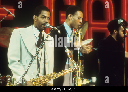 KOOL AND THE GANG US group about 1982 with Robert Bell Stock Photo - Alamy