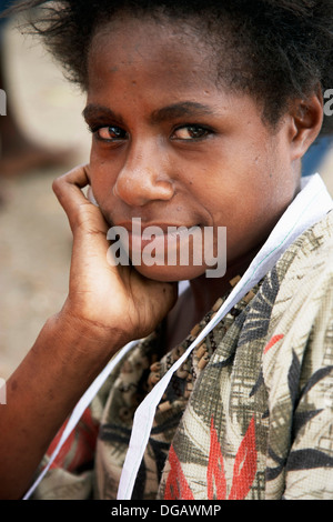 Papua New Guinea, East Sepik province, Sepik river region Stock Photo ...
