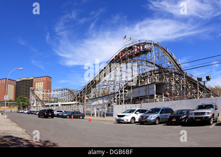Cyclone roller coaster Coney Island Brooklyn NY Stock Photo - Alamy