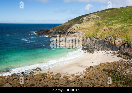 Cornish coastal scenery at Porthmeor Cove near Zennor, UK Stock Photo ...