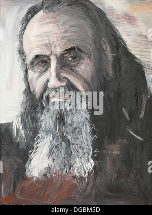 oil painting, portrait, handmade Stock Photo - Alamy