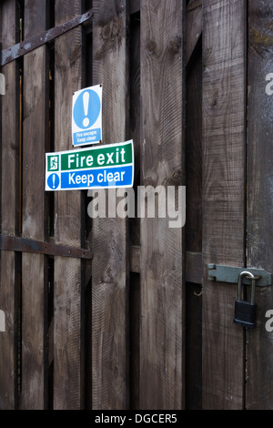 Fire Escape with no door Stock Photo - Alamy