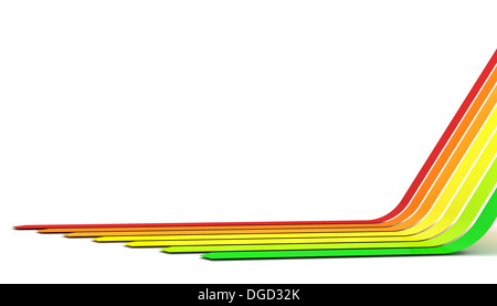 3d image of efficiency arrows Stock Photo - Alamy