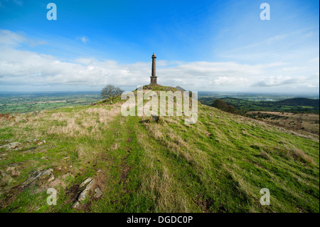 Rodney's Pillar, Breidden Hills, on the Shropshire-Powys border, UK ...