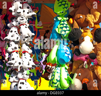 County fair game booth prizes Stock Photo - Alamy