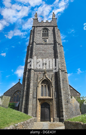 The church of St Andrew's, Stratton, Cornwall Stock Photo - Alamy