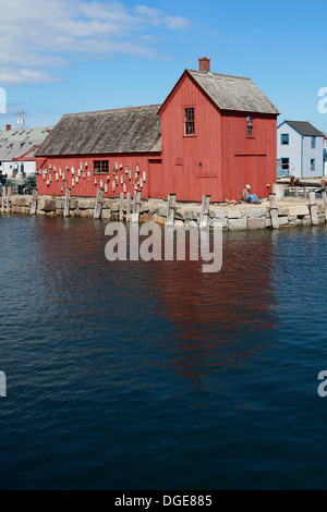 Motif Number 1, located on Bradley Wharf in the harbor town of Rockport ...