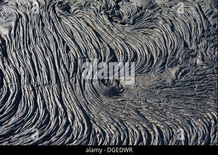 Close up of rope lava Galapagos islands Stock Photo - Alamy