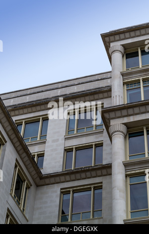 New office architecture featuring diagonal columns on Fore Street in ...