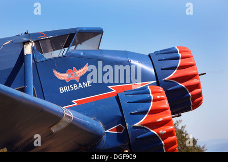 Plane commemorating the 1937 Stinson plane crash in the McPherson ...