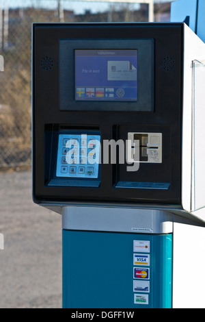 Cash machine for pay in Sweden Stock Photo - Alamy