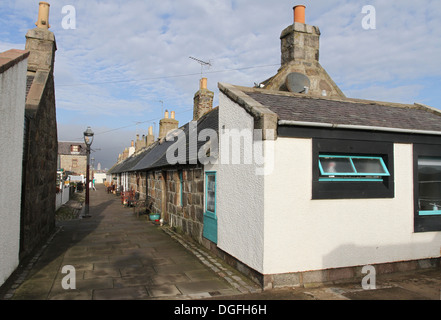 Footdee street scene Aberdeen Scotland October 2013 Stock Photo - Alamy
