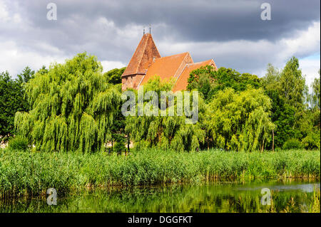 Rehna monastery on the banks of the river Radegast Stock Photo - Alamy