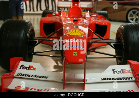 Formula One Ferrari F1-2000 model race car in the Ferrari World on Yas ...