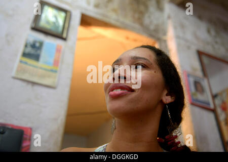 Women from the slums, favelas, on a building site of the "Esperanca ...