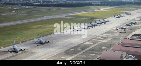 U.S. Air Force Yokota Air Base Gate 2 in Fussa city Tokyo Japan Stock ...