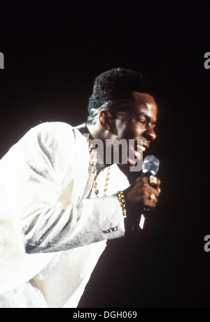 BOBBY BROWN US rap singer and musician about 1985. Photo Hanne Jordan ...