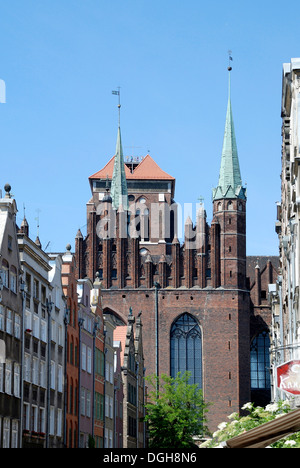 St. Mary's Church, Danzig, Gdansk, today Poland, 1890, Historical ...