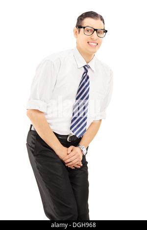 Man With Incontinence And Urinary Dysfunction. Pee Control Disorder ...