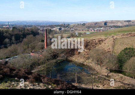 Old Mill Chimney Manchester UK Stock Photo - Alamy