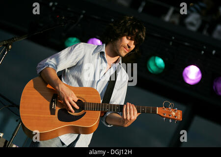 The Canadian singer and songwriter David Celia live at the Blue Balls ...
