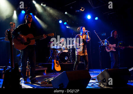 The Swiss singer Caroline Chevin live with band in the Schueuer venue ...