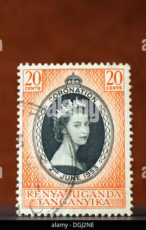 British colonial uganda Kenya Tanganyika postage stamp Stock Photo - Alamy