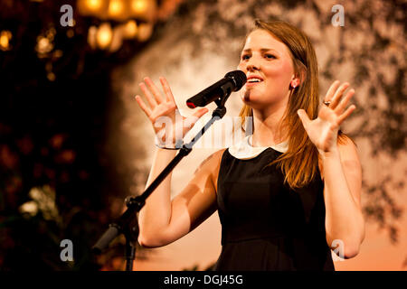 Norwegian singer Frida Amundsen performing live at the Radio Pilatus ...