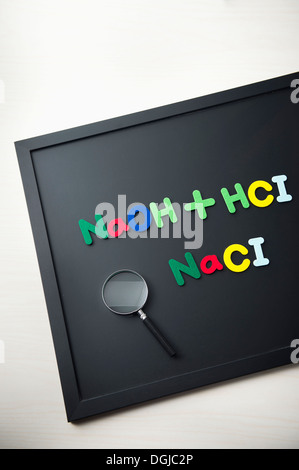 alphabets spelling chemical formulas Stock Photo - Alamy