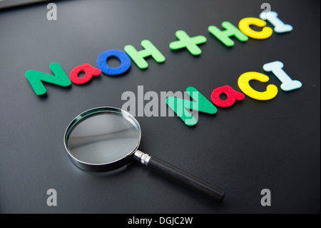 alphabets spelling chemical formulas Stock Photo - Alamy
