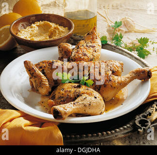 Lebanese grilled chicken Stock Photo - Alamy