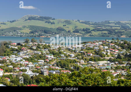 Scenic scenery of Port Chalmers, Dunedin New Zealand, a wildlife tour ...
