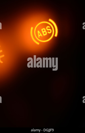 assisted braking system (abs) dashboard warning light showing on ...